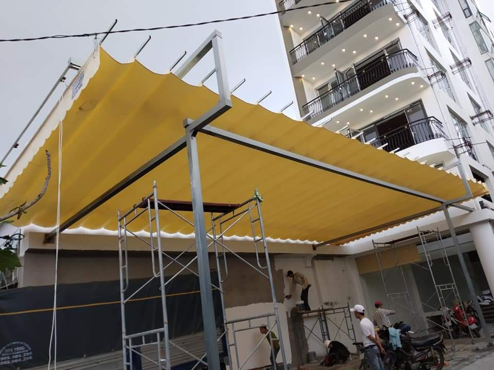 Bạt che di động và một vài Lợi ích của mái che xếp di động